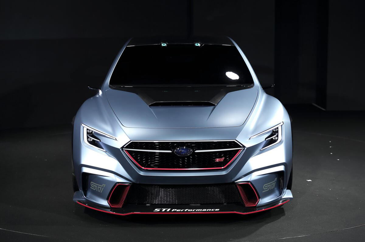Subaru Viziv Performance STI concept shown at Tokyo Auto Salon | Autocar