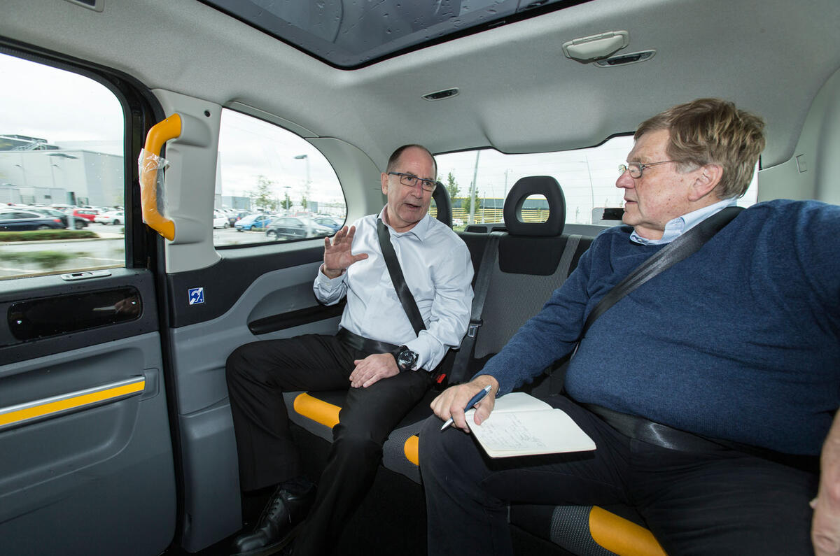 Behind the wheel of the LEVC TX Taxi | Autocar