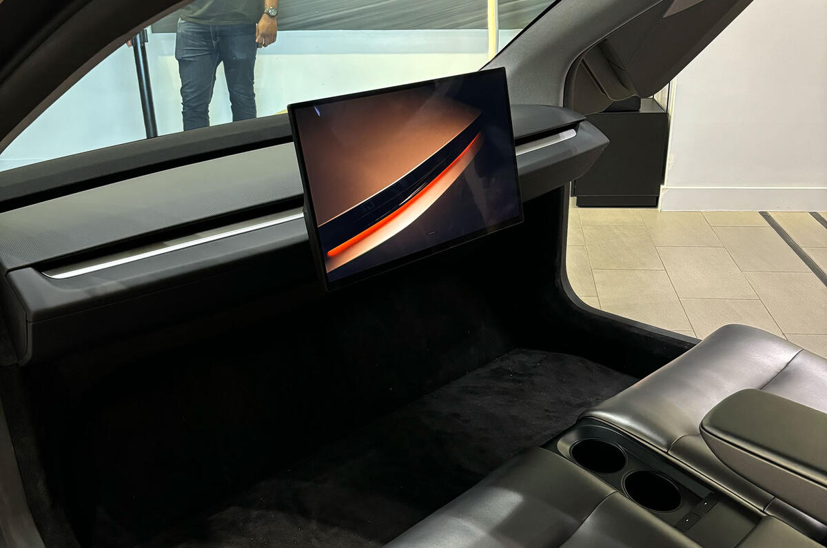 Tesla self-driving Robotaxi shown in UK ahead of 2027 launch | Autocar