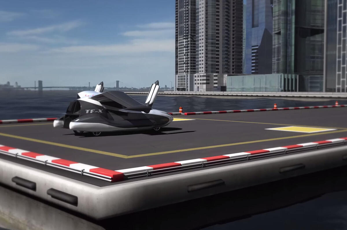 New Terrafugia TF-X flying car revealed | Autocar