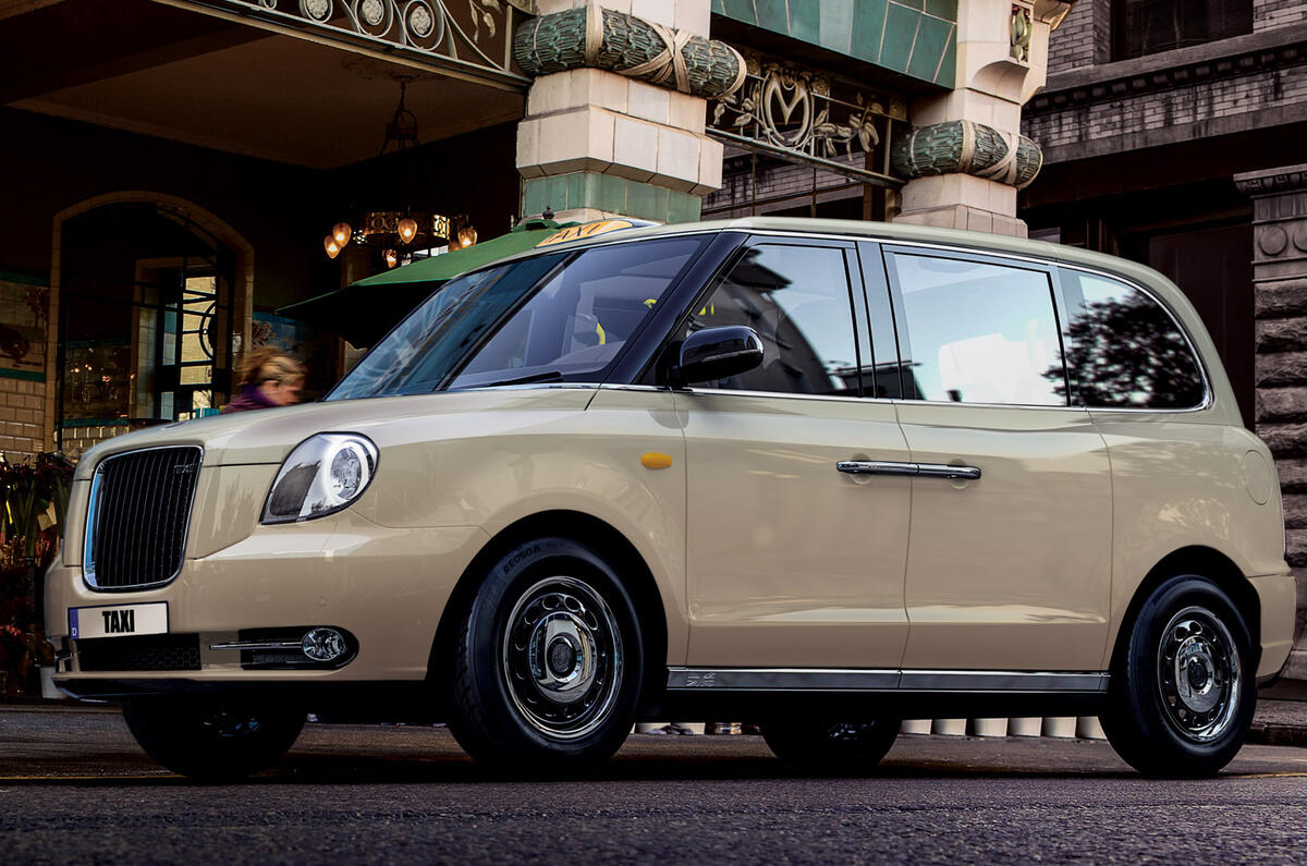 German market version of new LEVC TX taxi shown | Autocar