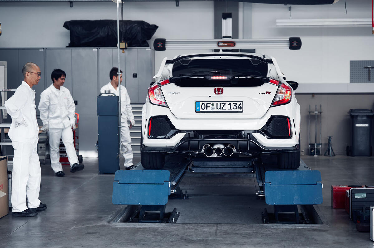 Honda Civic Type R smashes Nurburgring FWD lap record | Autocar