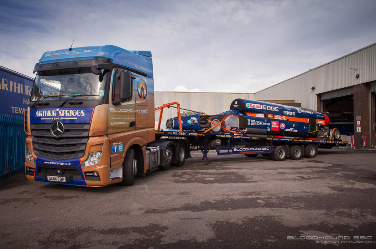 First Bloodhound SSC speed record attempt confirmed for 2019 | Autocar