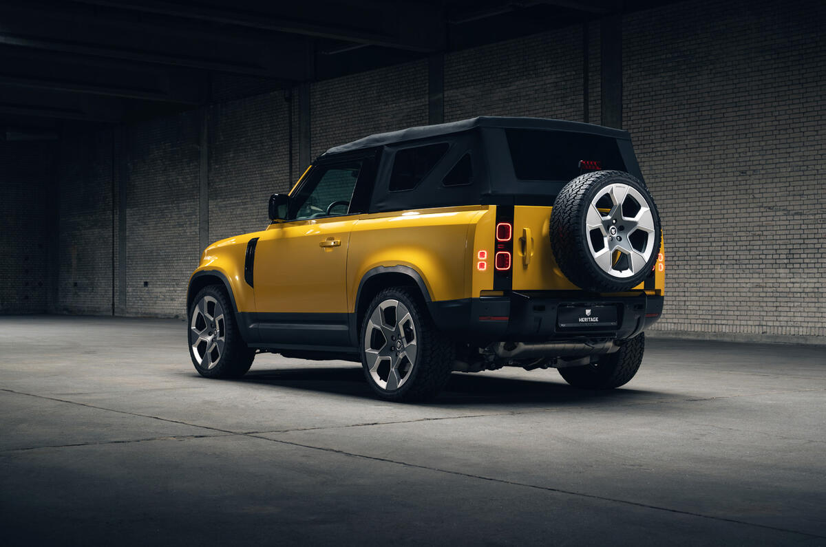 Land Rover Defender convertible enters production | Autocar