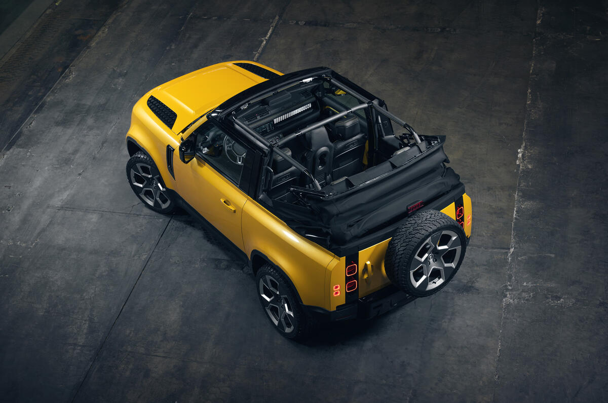 Land Rover Defender convertible enters production | Autocar