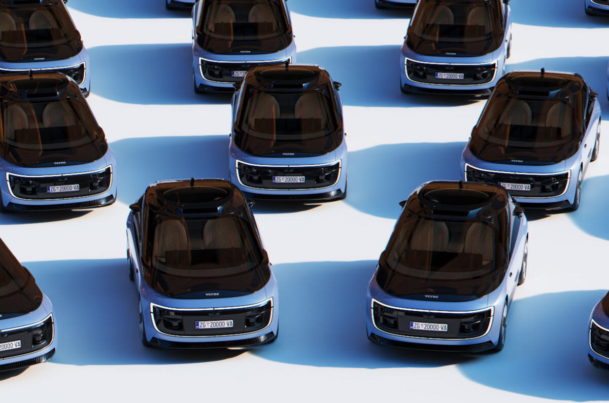 Rimac launches Verne as radical UK-bound self-driving two-seater | Autocar