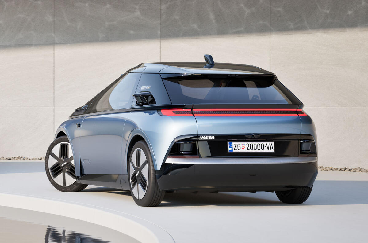 Rimac launches Verne as radical UK-bound self-driving two-seater | Autocar