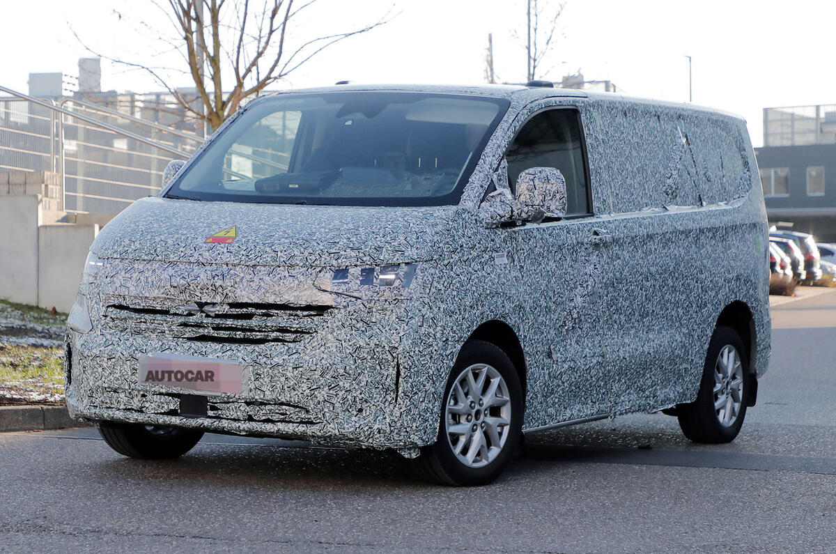 First images of new VW Transporter ahead of September launch | Autocar