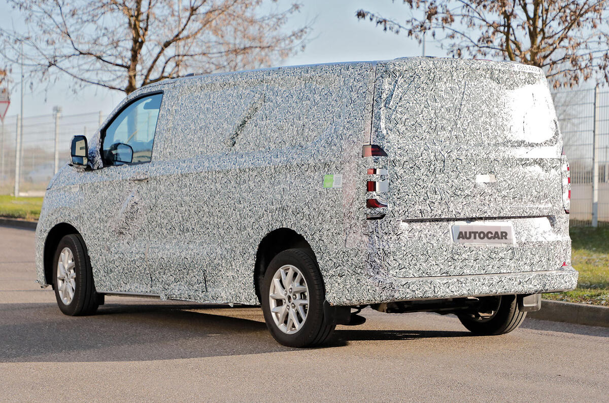 First images of new VW Transporter ahead of September launch | Autocar