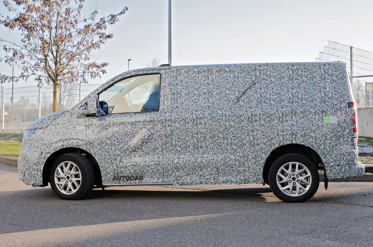 First images of new VW Transporter ahead of September launch | Autocar