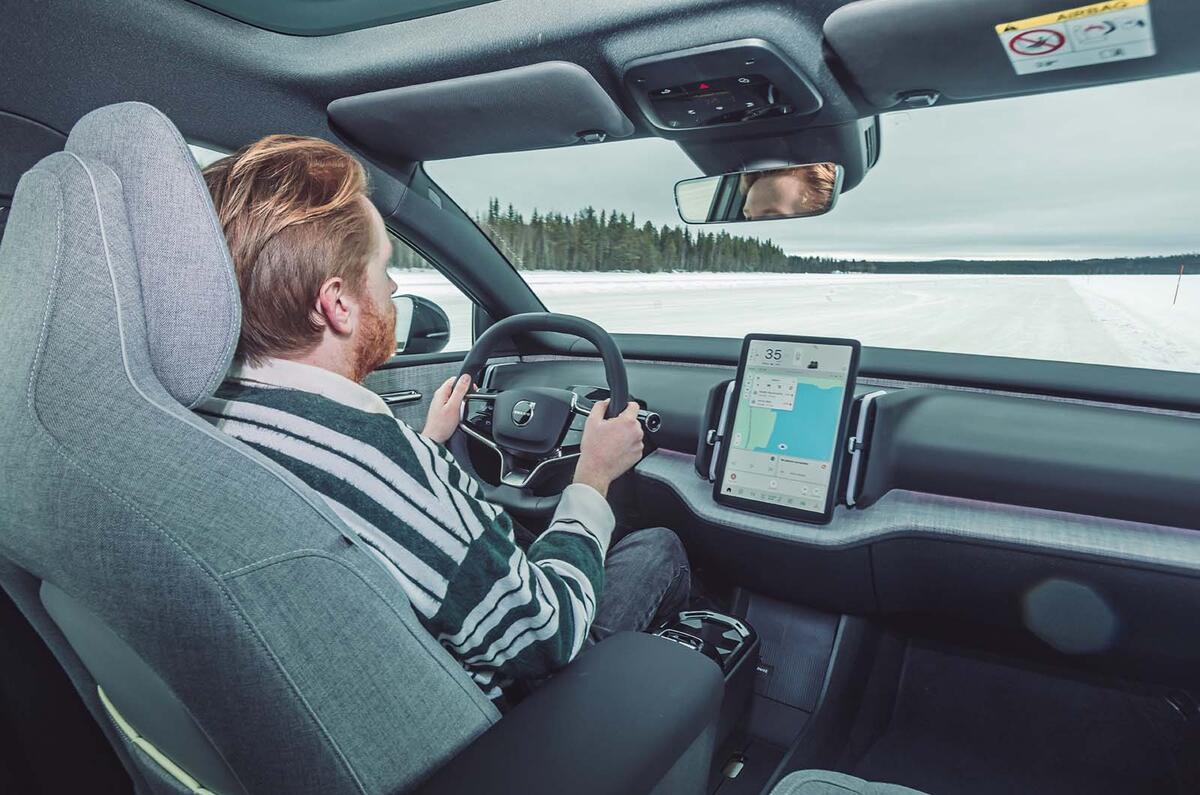 Winter testing: Pushing a Volvo EX30 to the limit in Swedish Lapland ...