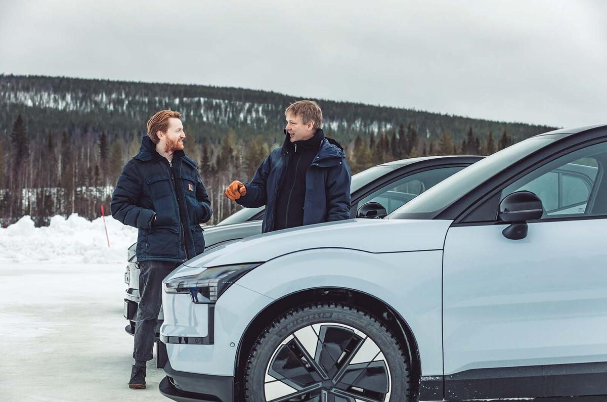 Winter testing: Pushing a Volvo EX30 to the limit in Swedish Lapland ...