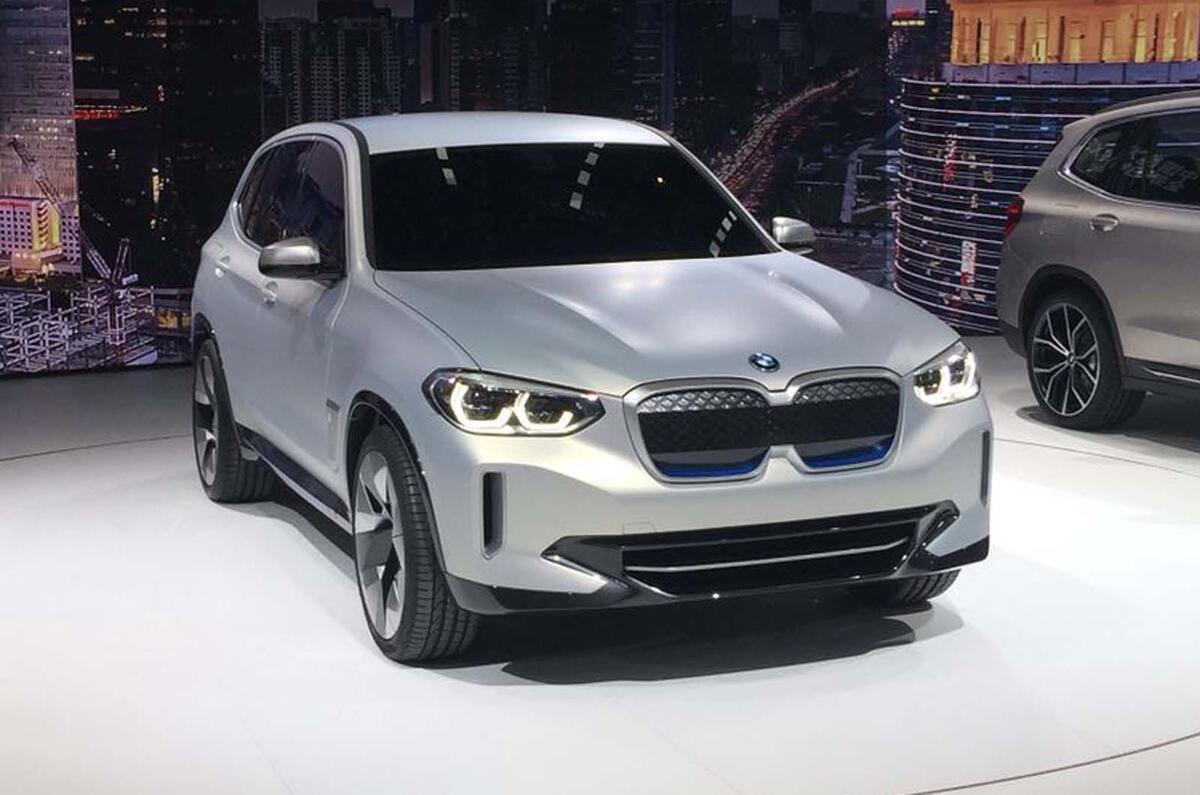 BMW iX3 electric SUV spotted in near-production guise | Autocar