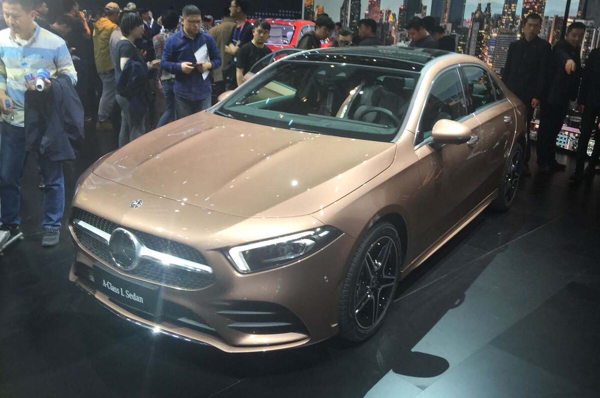 Mercedes-Benz A-Class Saloon on sale in Britain from £27,875 | Autocar