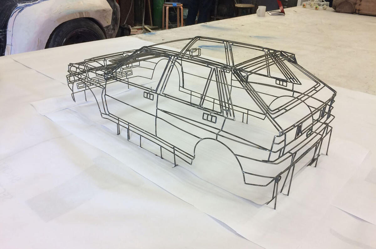 Benedict Radcliffe's wireframe sculptures - how they're made | Autocar