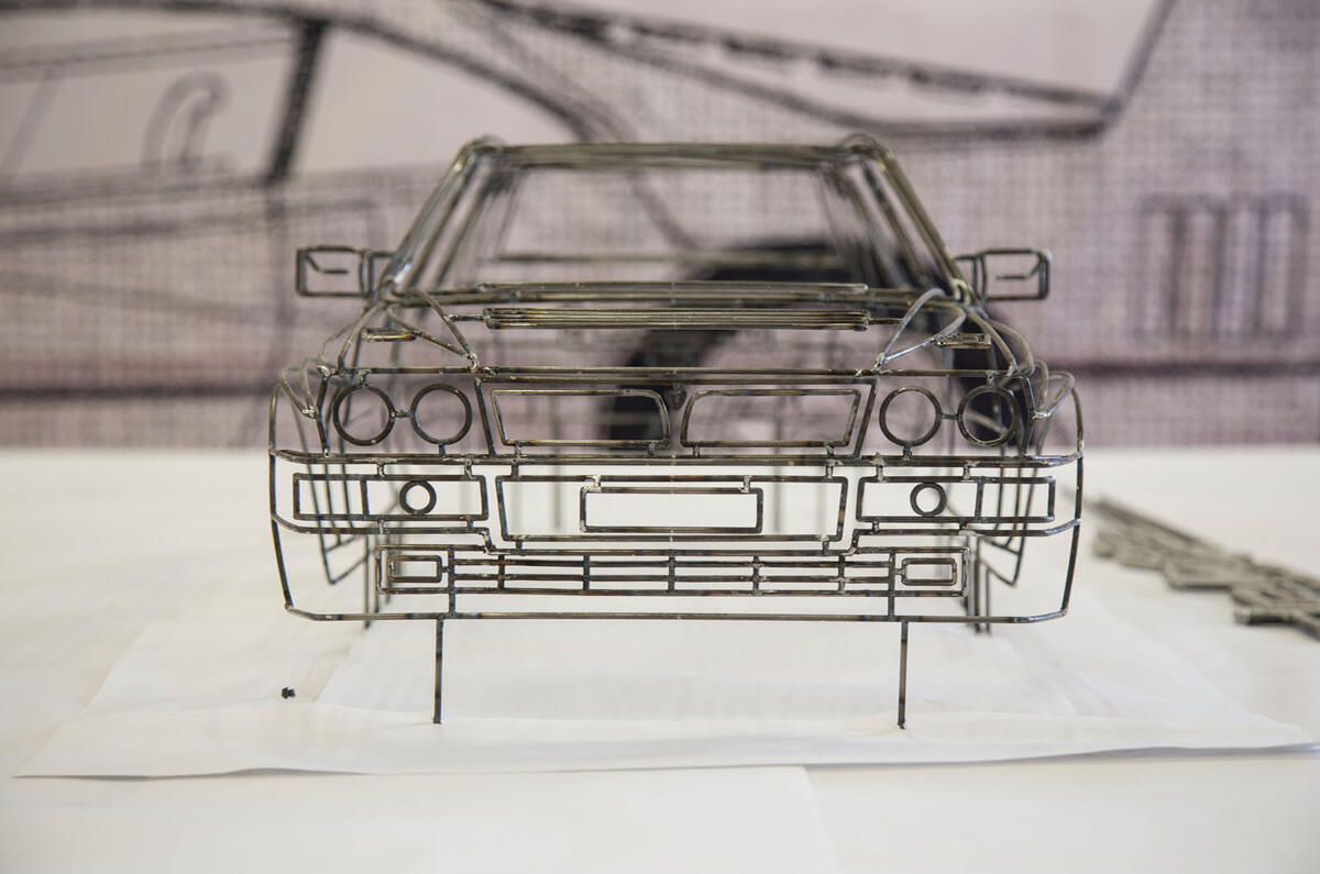 Benedict Radcliffe's wireframe sculptures - how they're made | Autocar