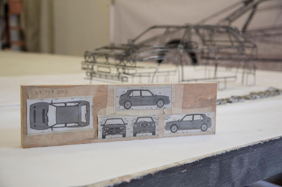 Benedict Radcliffe's wireframe sculptures - how they're made | Autocar