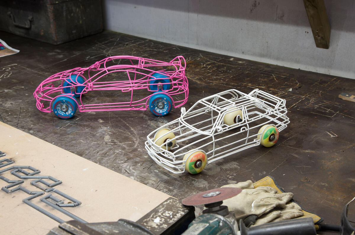 Benedict Radcliffe's wireframe sculptures - how they're made | Autocar