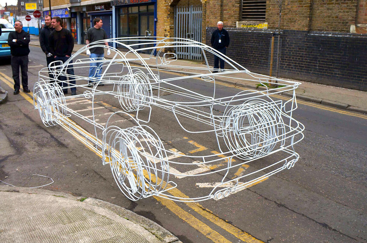 Benedict Radcliffe's wireframe sculptures - how they're made | Autocar