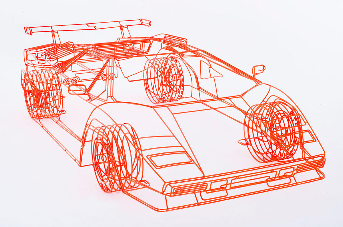 Benedict Radcliffe's wireframe sculptures - how they're made | Autocar