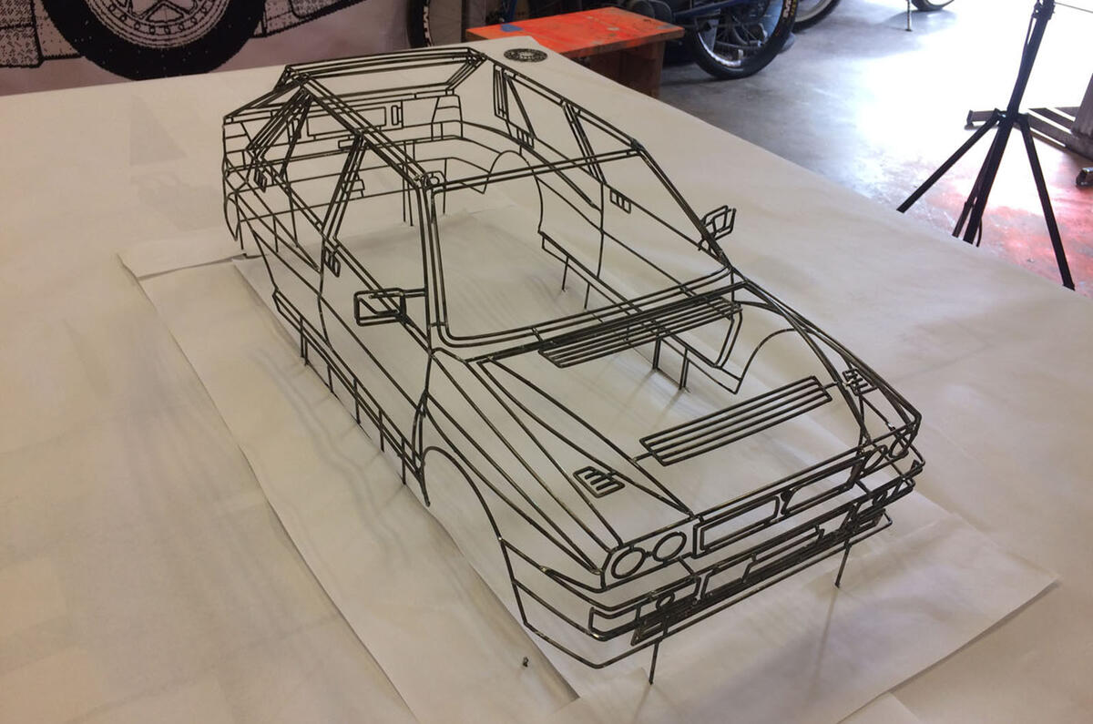 Benedict Radcliffe's wireframe sculptures - how they're made | Autocar