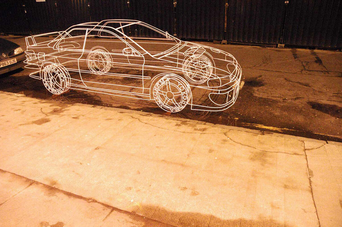 Benedict Radcliffe's wireframe sculptures - how they're made | Autocar