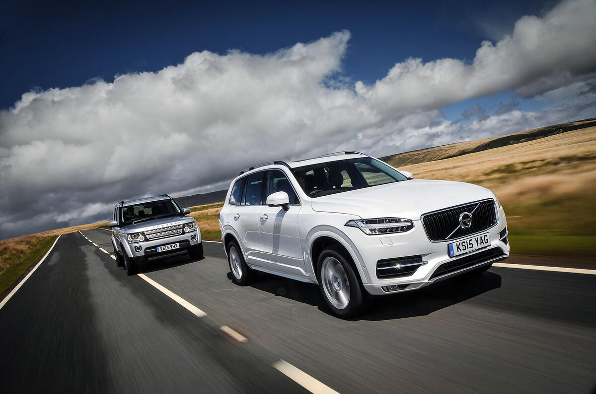 Volvo XC90 versus BMW X5 and Land Rover Discovery - comparison | Autocar