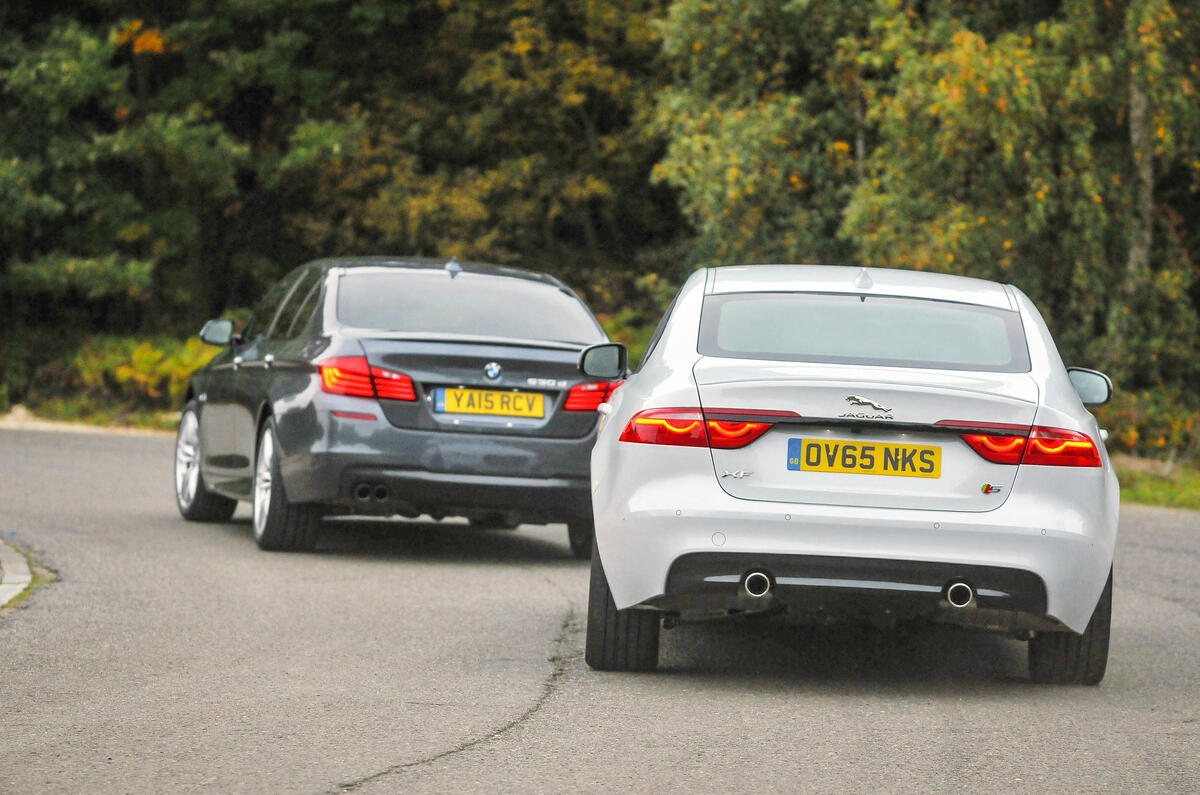 Jaguar XF versus BMW 5 Series - comparison | Autocar