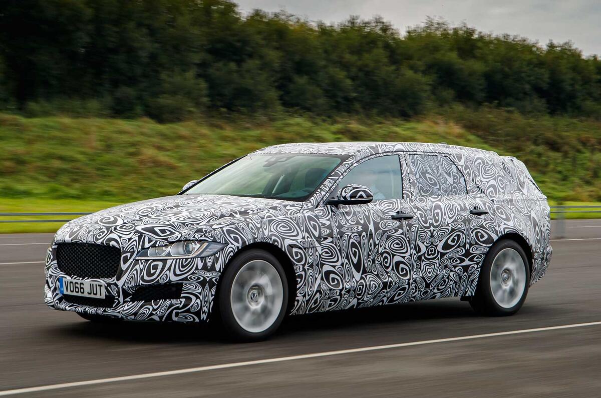 2017 Jaguar XF Sportbrake rear to get F-Type inspired lights | Autocar
