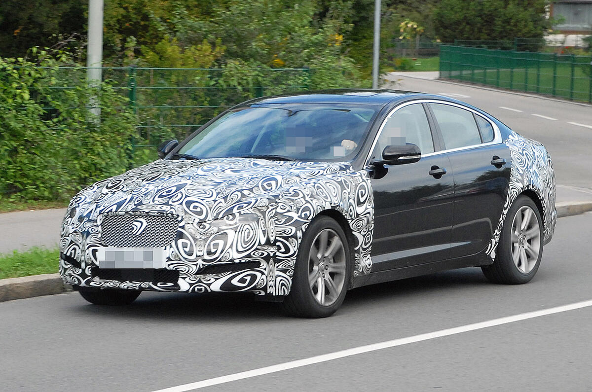 Jaguar XF facelift - first pics | Autocar