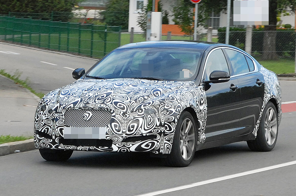 Jaguar XF facelift - first pics | Autocar