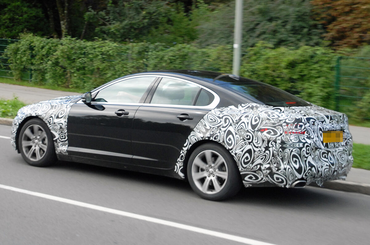 Jaguar XF facelift - first pics | Autocar