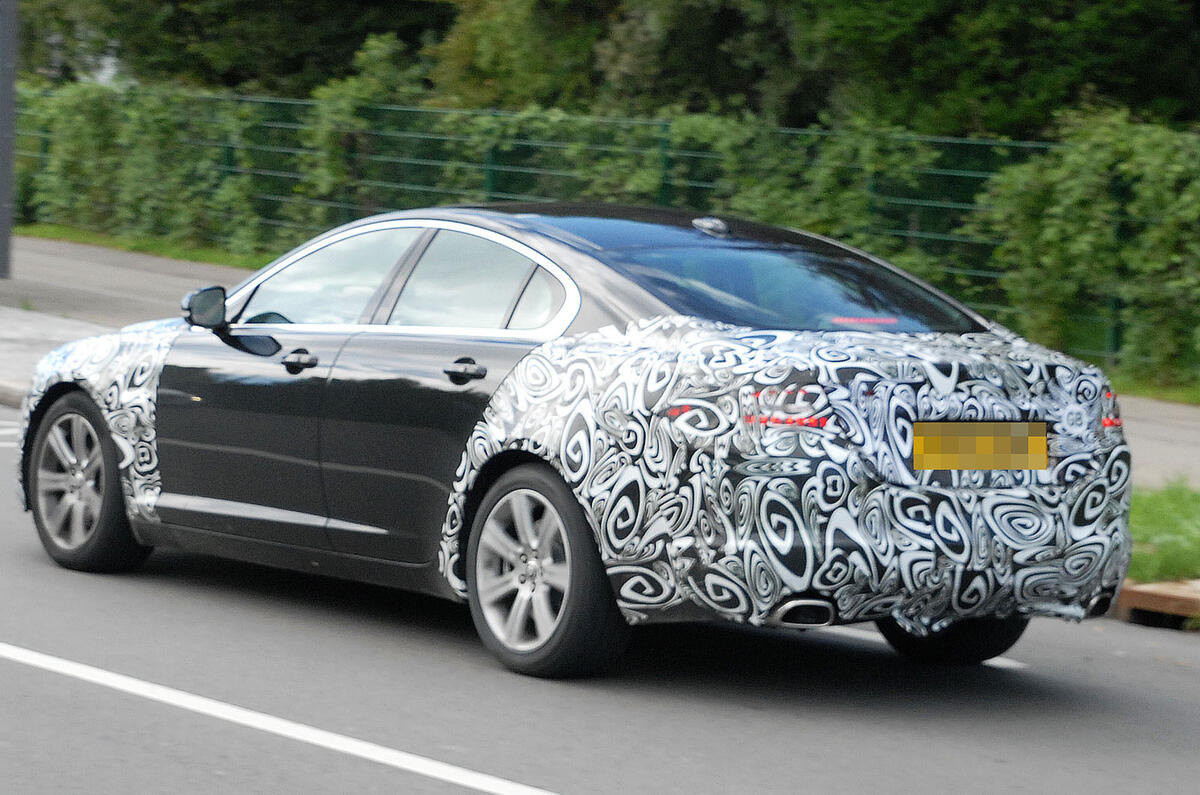 Jaguar XF facelift - first pics | Autocar