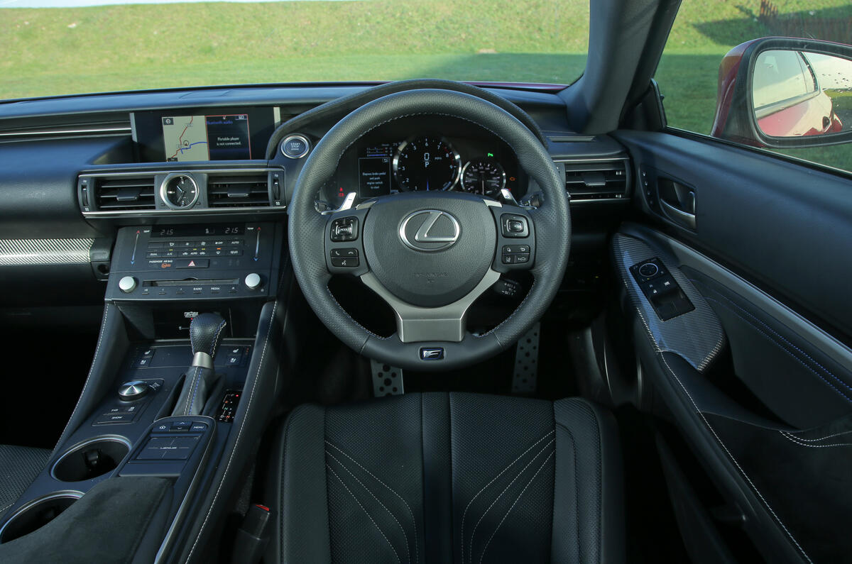 Lexus RC F interior | Autocar