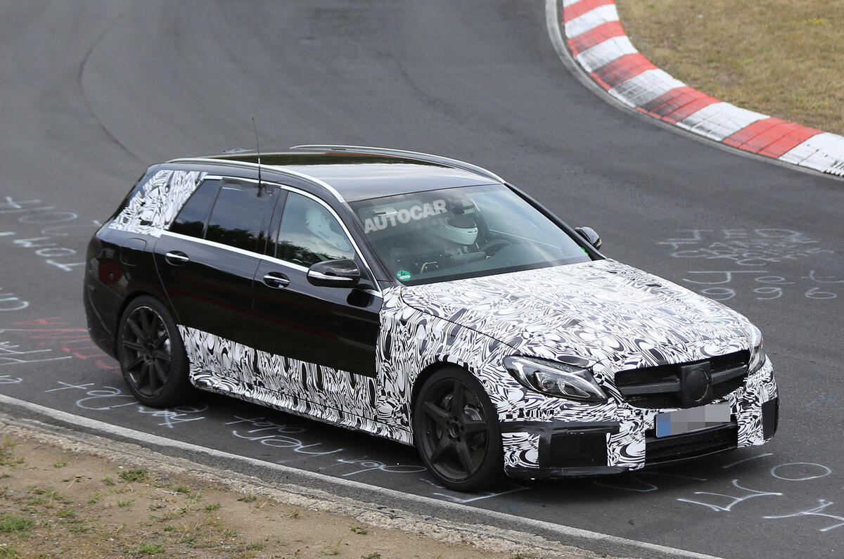 Mercedes ramps up C63 AMG estate development ahead of Paris reveal ...