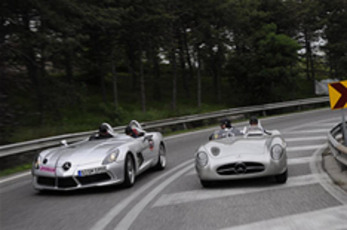 Merc speedster visits Mille Miglia | Autocar