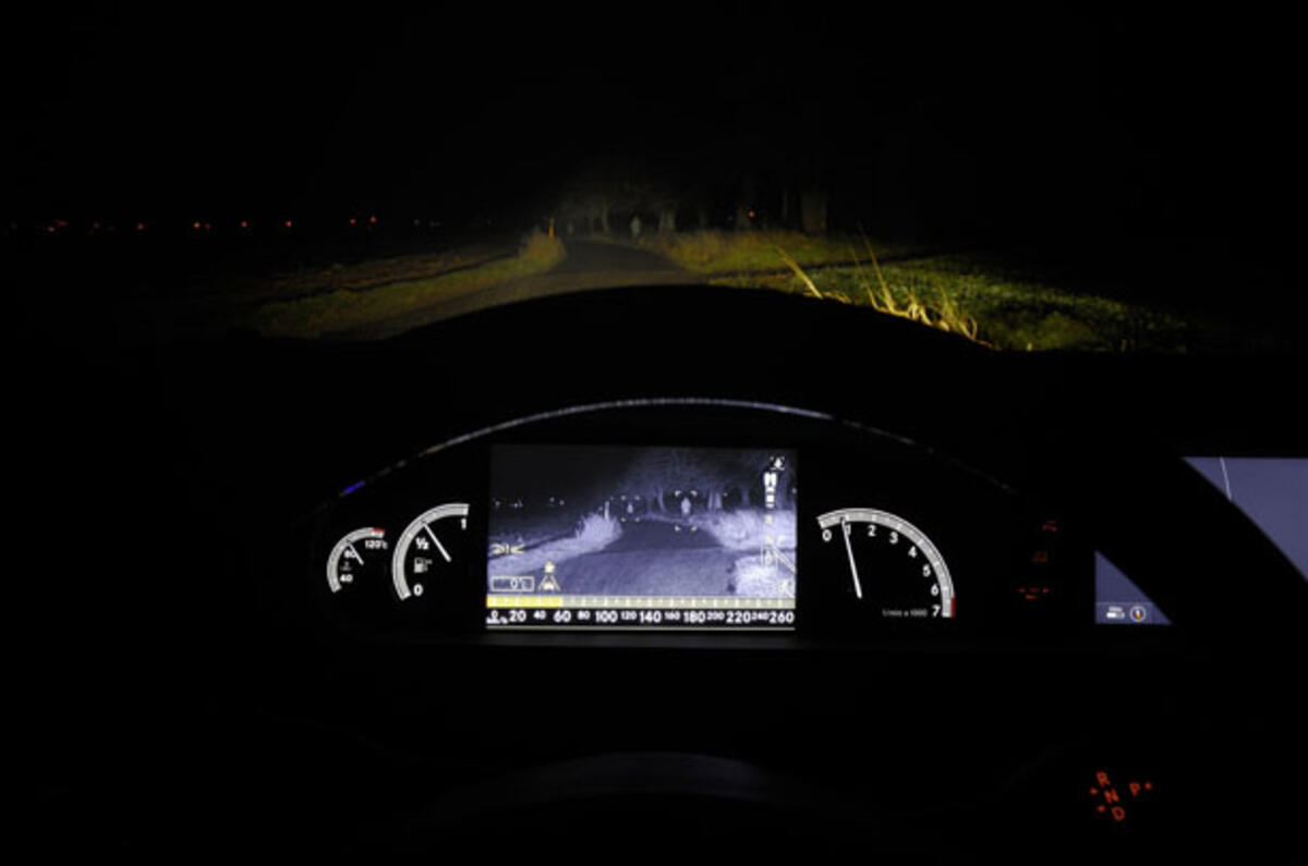 Merc's new night vision tech | Autocar