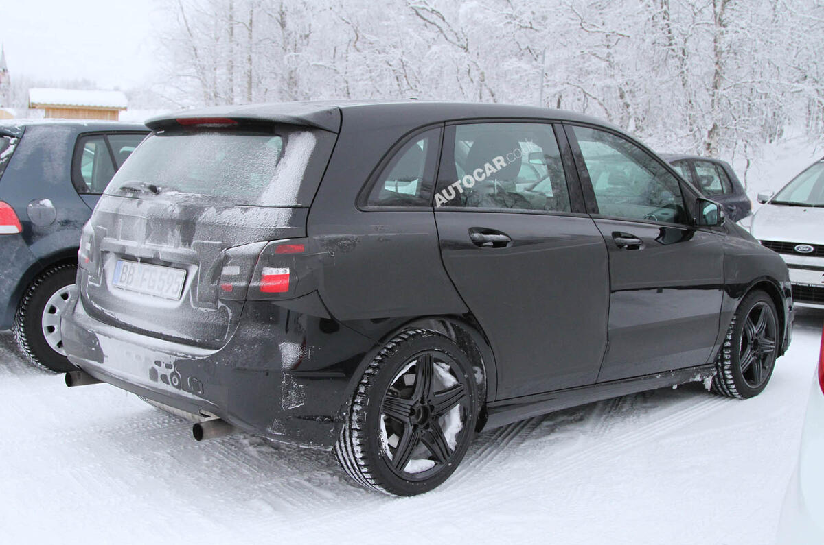 Spy pics: Merc B-class 'mule' | Autocar