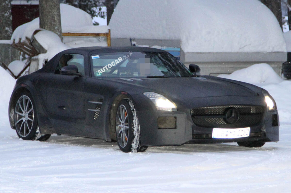Merc SLS Black Series - new pics | Autocar