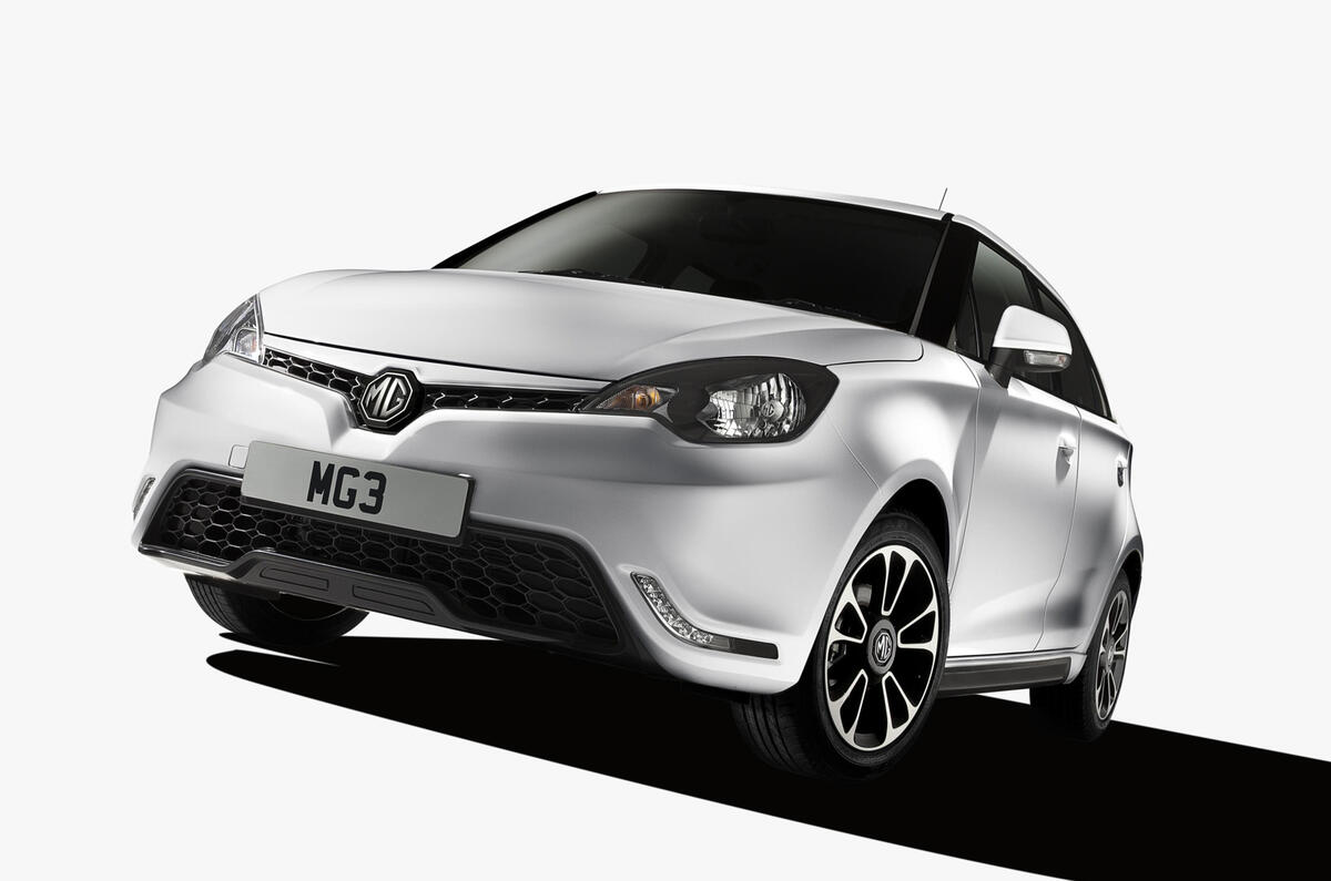 New MG 3 hatchback will cost less than £10,000