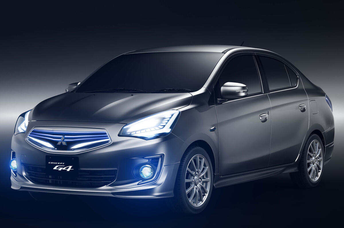 Mitsubishi Concept G4 saloon for Shanghai premiere | Autocar