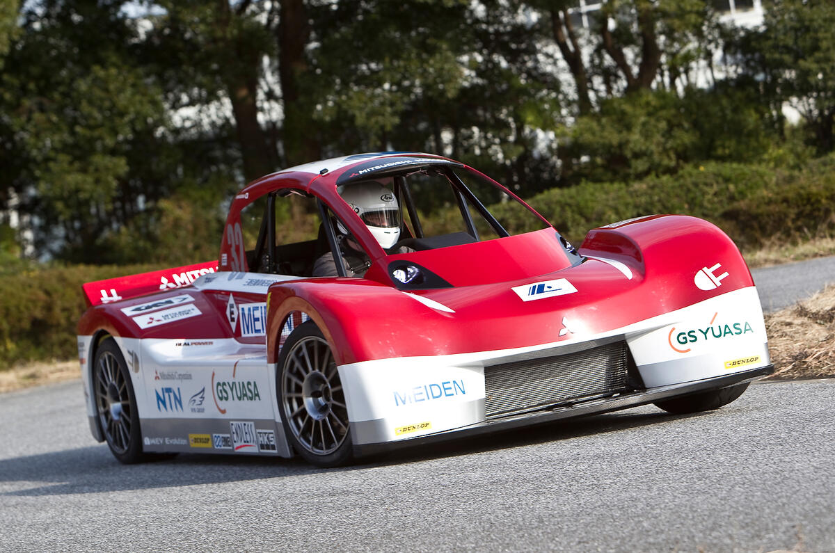 All-electric Mitsubishi MiEV Evolution II set to tackle Pikes Peak hill ...