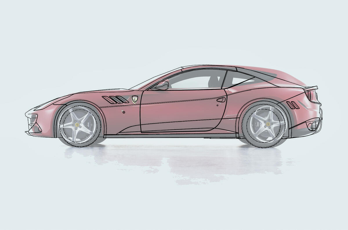 New front-engined Ferrari revealed in patents | Autocar