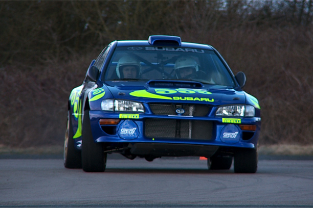 Three Subaru rally cars driven | Autocar